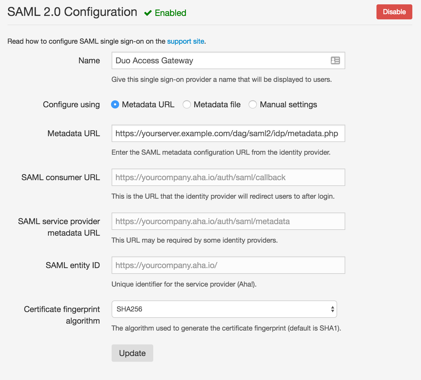 Protection for Aha! with Duo Access Gateway | Duo Security