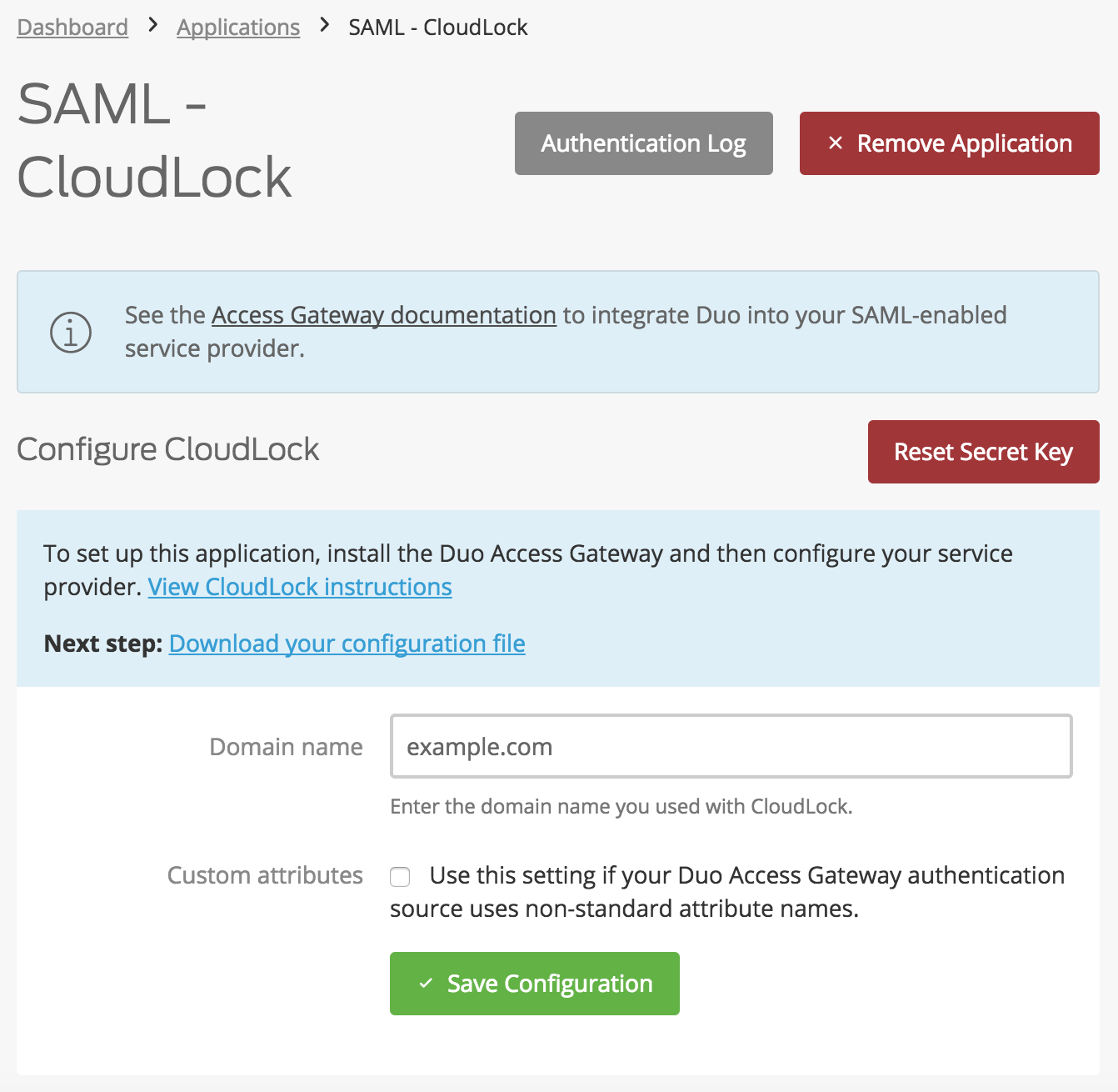 Protection for CloudLock with Duo Access Gateway | Duo Security