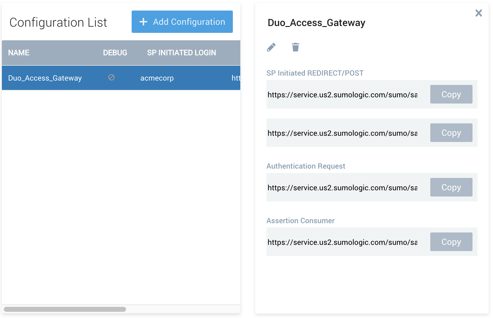 Protection for Sumo Logic with Duo Access Gateway | Duo Security
